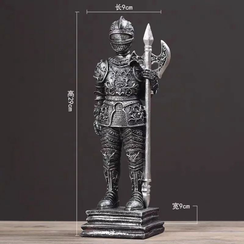 Medieval Warrior Armor Model Ancient Roman Knight Decoration,European ...