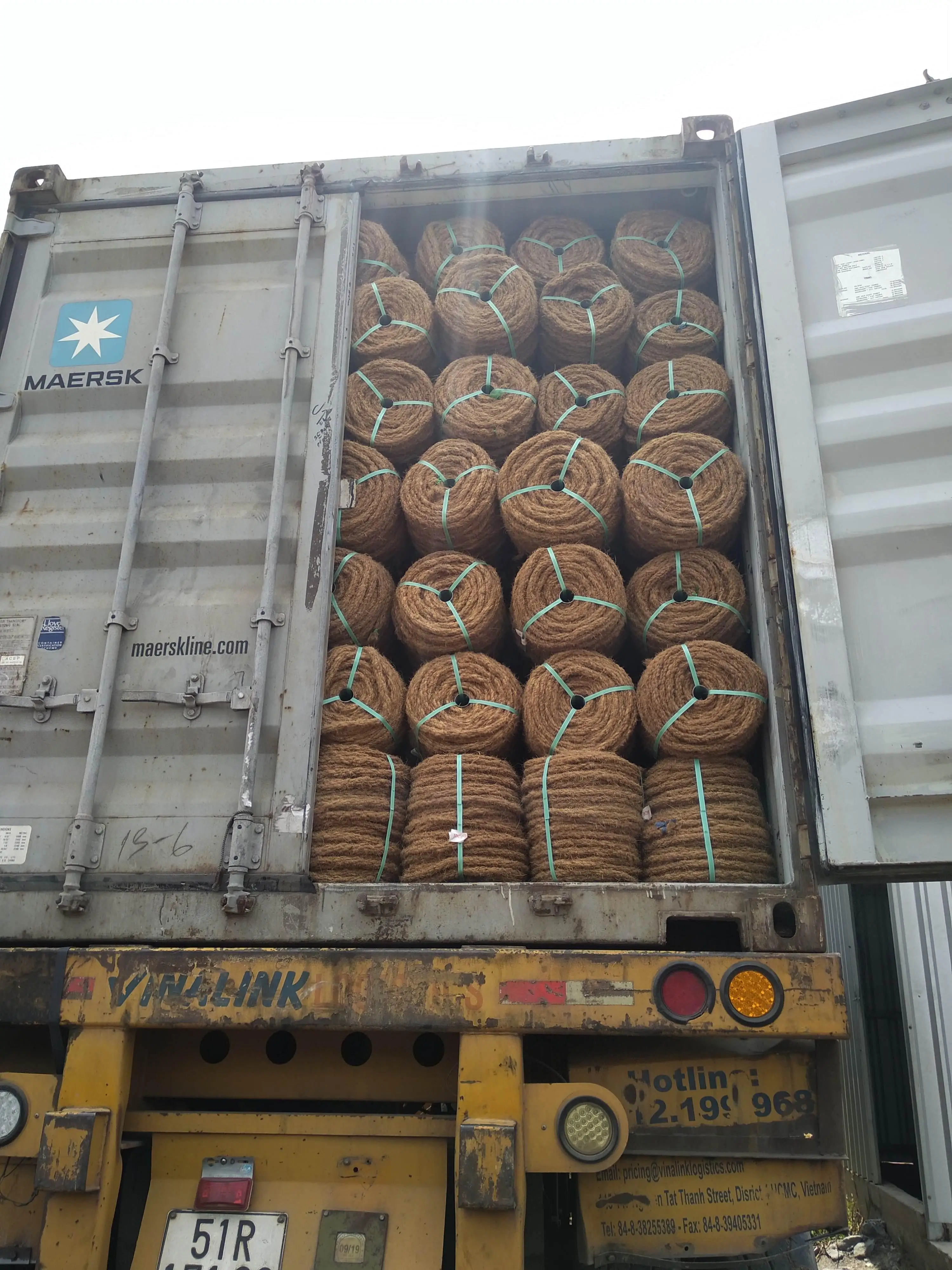 100% Vietnam Natural Coconut Coir Rope - Eco-friendly Coir Fiber Ropes ...