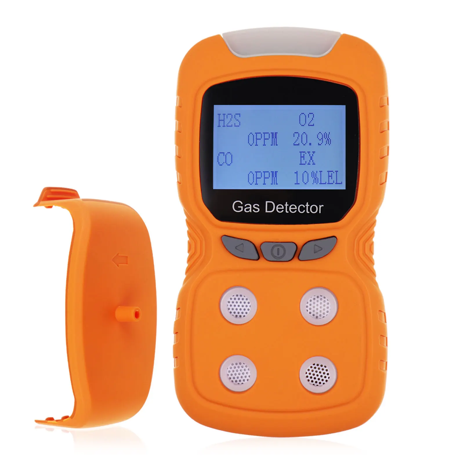 Portable 4-in-1 Multi Gas Leak Detector Monitor H2S/O2/CO/ Ex (LEL ...