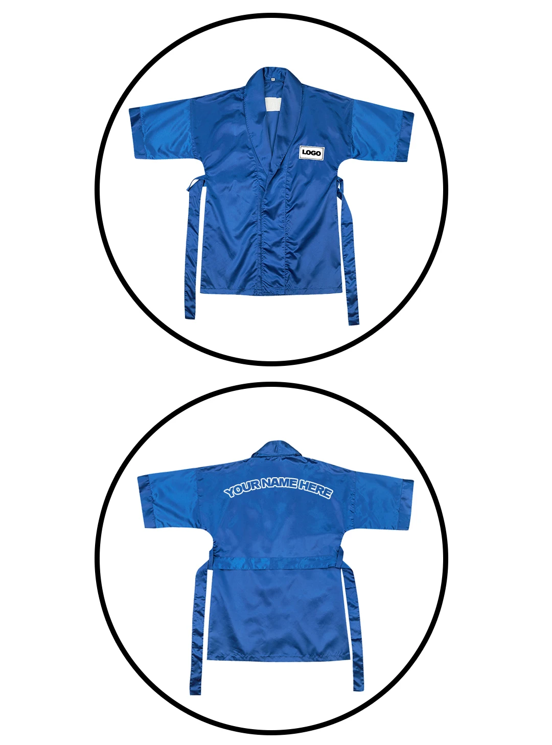 Boxing Robes Black Color Boxing Gowns Hooded Robes Customized Logo ...