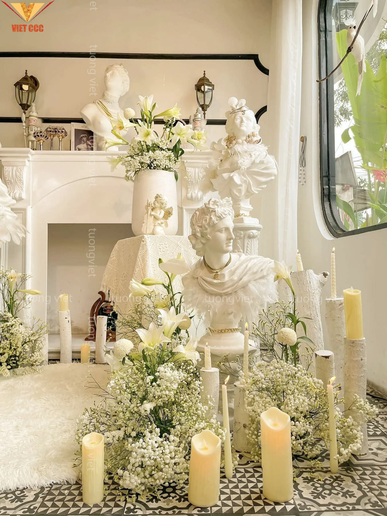 Cabeza De David Resin Statue Sculpture Hight Quality Luxury Color Bust ...