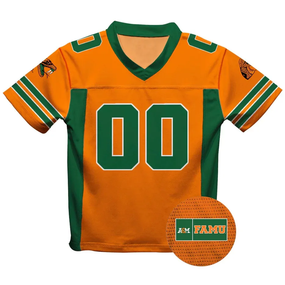 Famu OEM Football Jersey and Short Sets with Garment Dyed & Automated ...