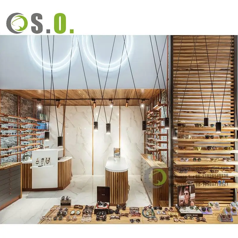 Customized Eyeglasses Display case Cabinet Display Glasses Stand Eyewear Display Cabinet ...