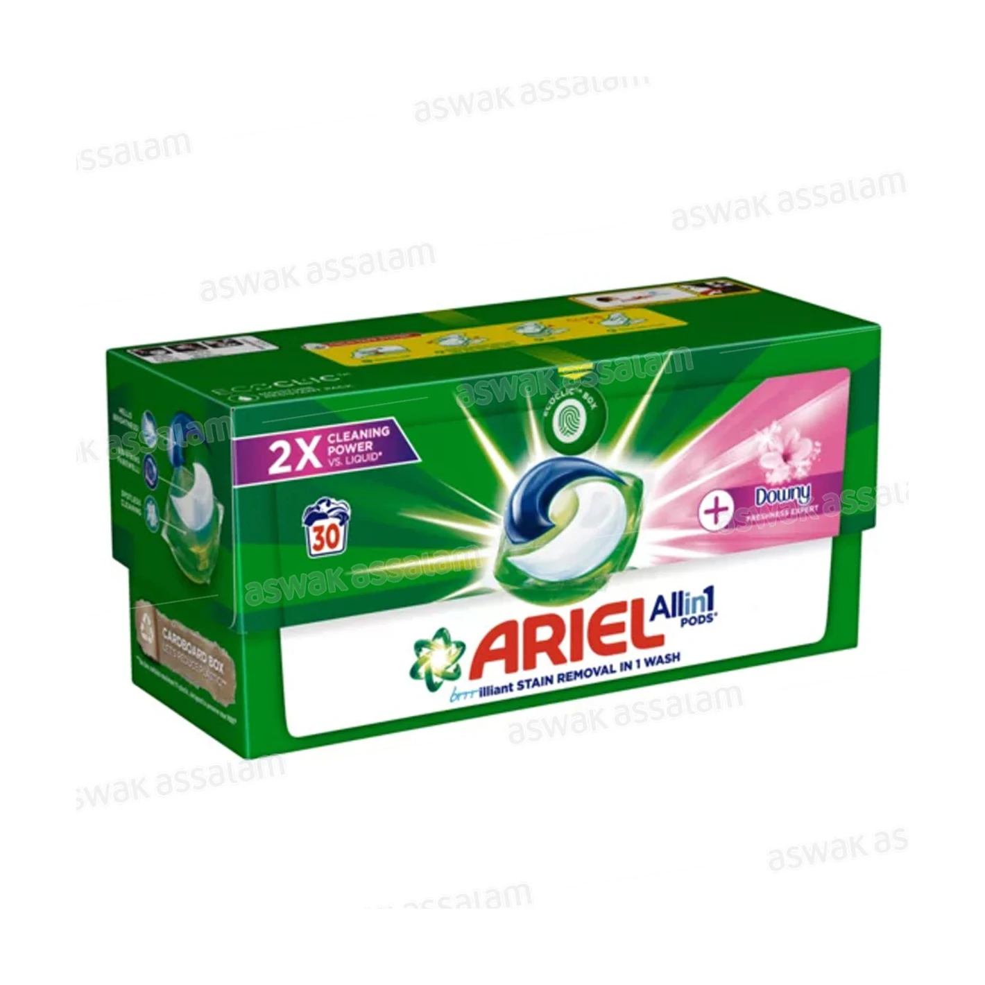 Ariel Tropical Pods 42 Count Bold Scented Capsules With Deep Clean ...