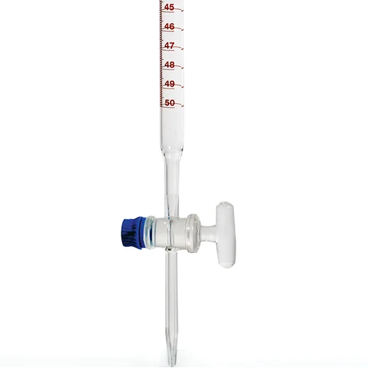 Burette With Glass Stopcock Laboratory Equipment For Lab Use ...