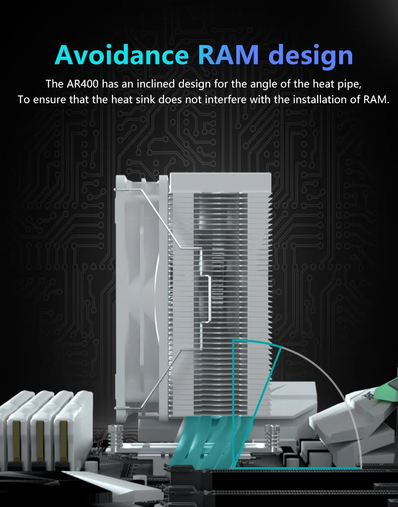 Snowman Mt4 V3 Colorful Cpu Cooler - 4-pin Silent Fan,White,Supporting ...