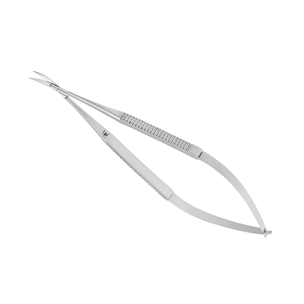 Stainless Steel Scissor Spring Action Scissor 4.5" Dall Finish Curved ...