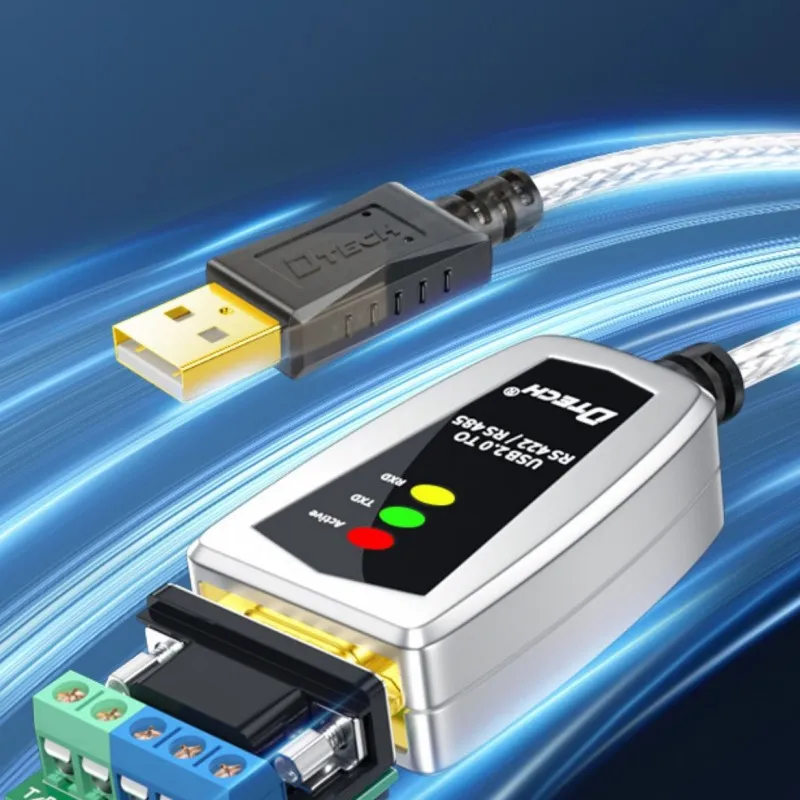 DTECH DB9 Serial Port Device Converter Cable 0.5m USB 2.0 to RS485 ...