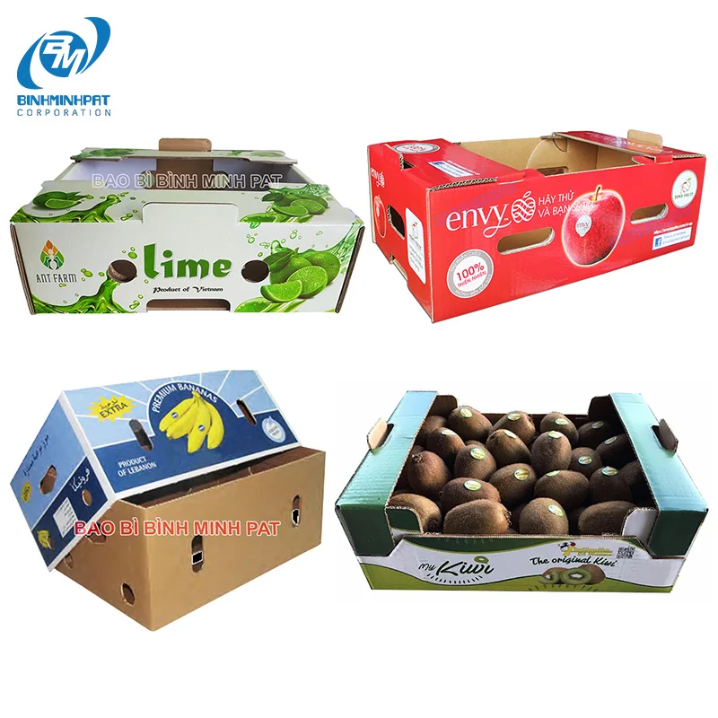 High Quality Fruit and Vegetable Packaging Cartons