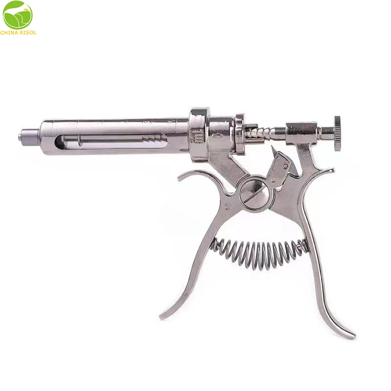 Top Quality Automatic Pistol Syringe Stainless Steel 30ml Veterinary ...