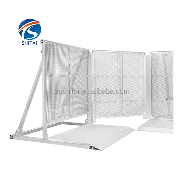 New Design Fold Crowd Control Fence Security Explosion-proof Barrier ...