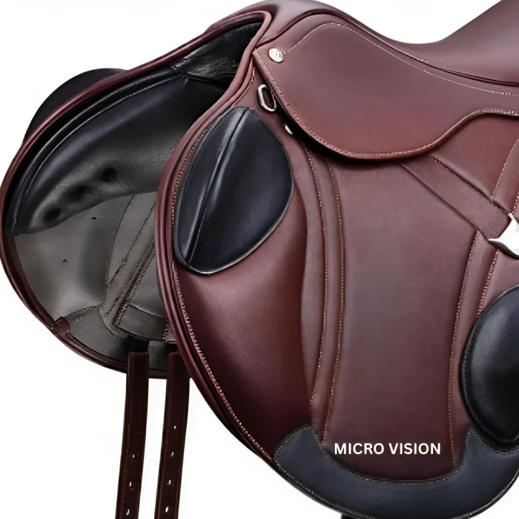 Customized Color Leather Jumping Horse Saddle - Microvision International