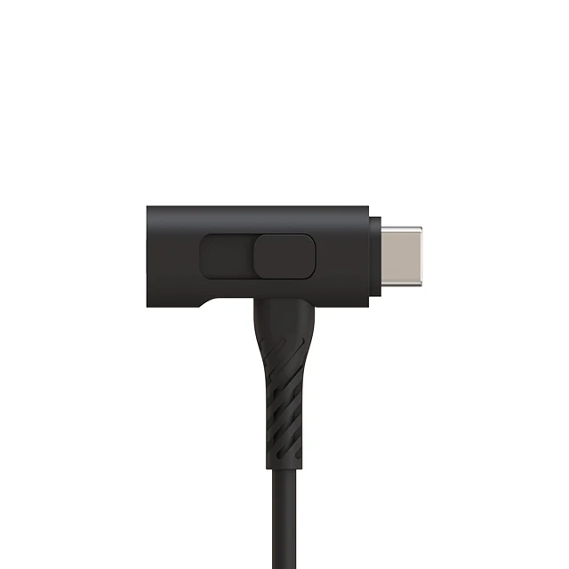 Type-c Pd Data Cable 2-in-1 Pd Fast Charging Cable 1-in-2 Nylon Braided Cable Made In Taiwan ...