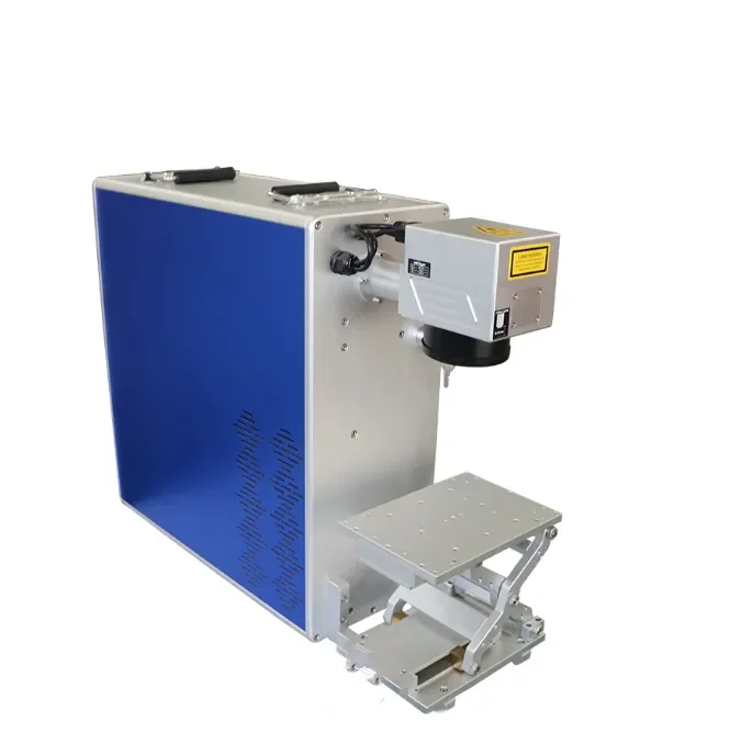 Portable 20w/30w/50w Fiber Laser Marking Machine For Stainless Steel ...