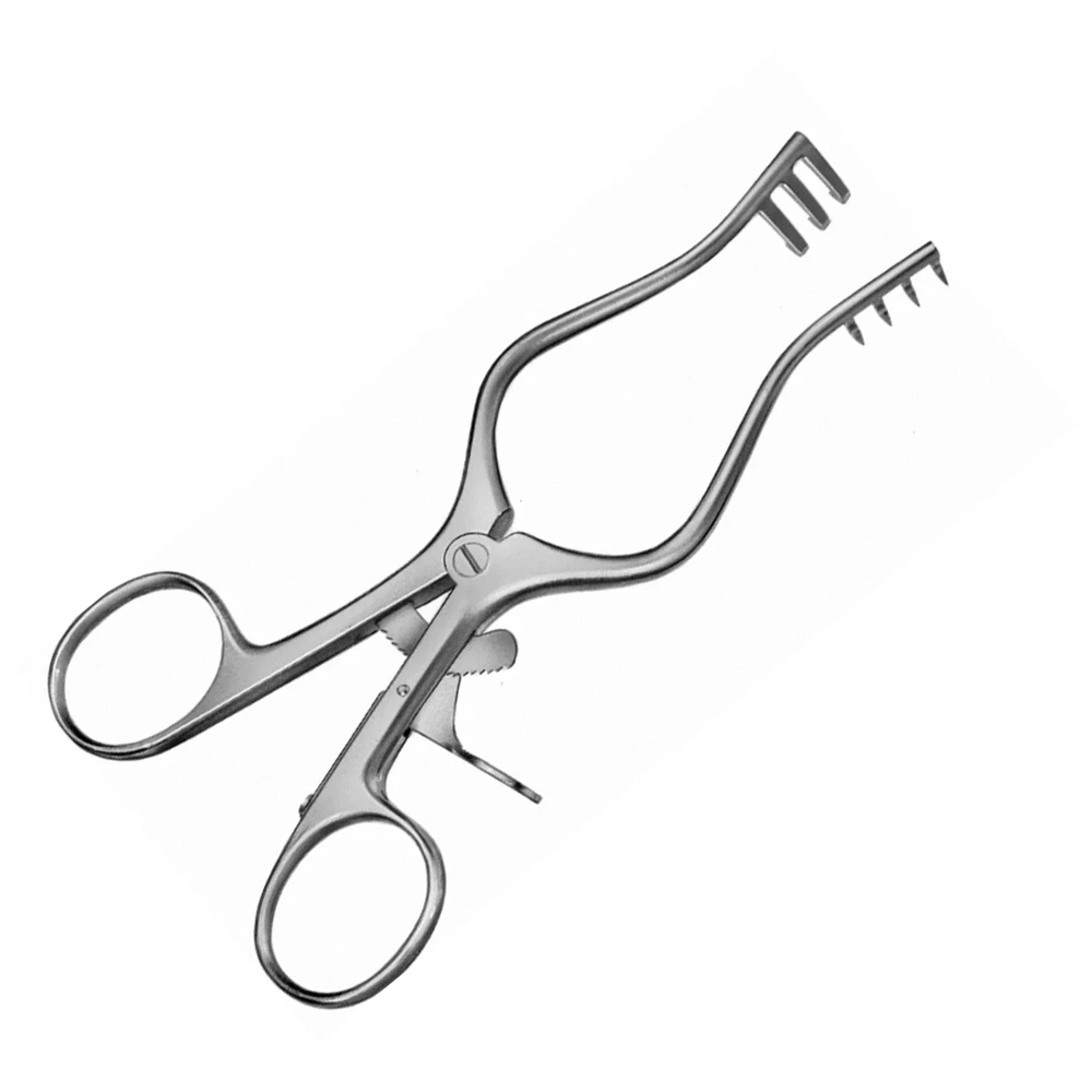 German Stainless Steel Weitlaner Retractor 130 Mm 5 18" 3 X 4 Prongs ...