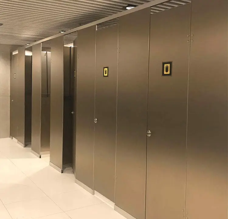 Commercial Washroom Aluminum Cubicles Shower Partitions Honeycomb Panel ...