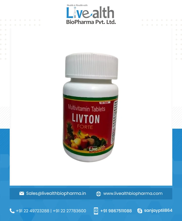 New Livton Forte Multivitamin Tablets For Kids Buy At Lowest Price Form ...