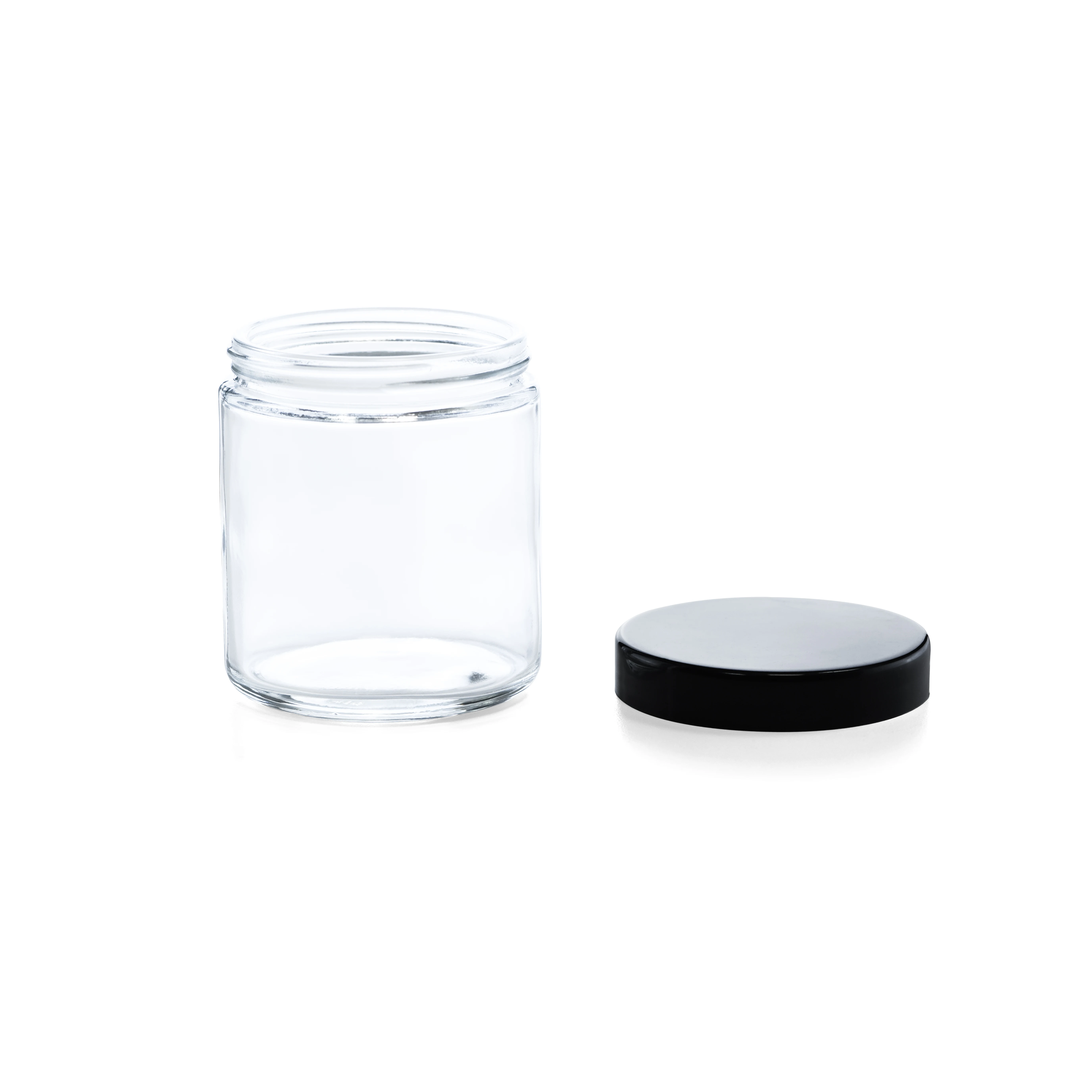6oz 180g 180ml Glass Jar With Round Lid For Health Food Packing Luxury ...