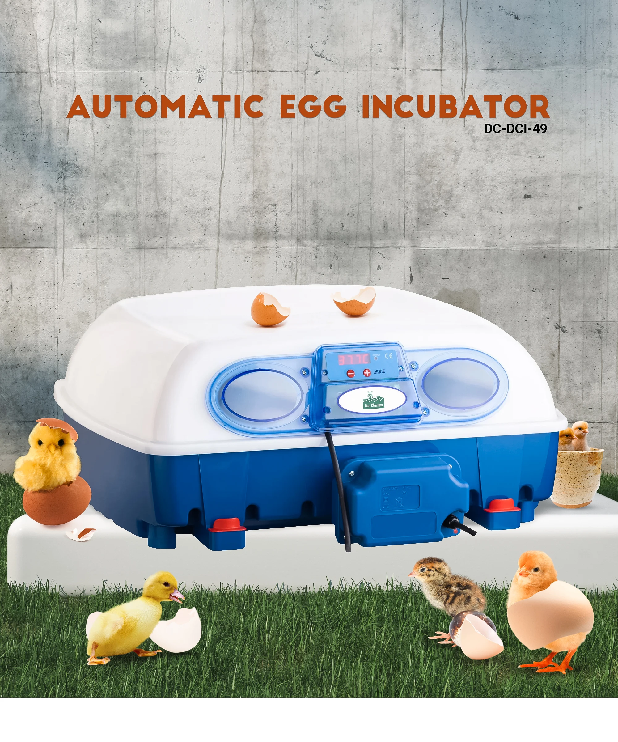 High Quality ABS Plastic Chicken Poultry Eggs Incubator Professional ...