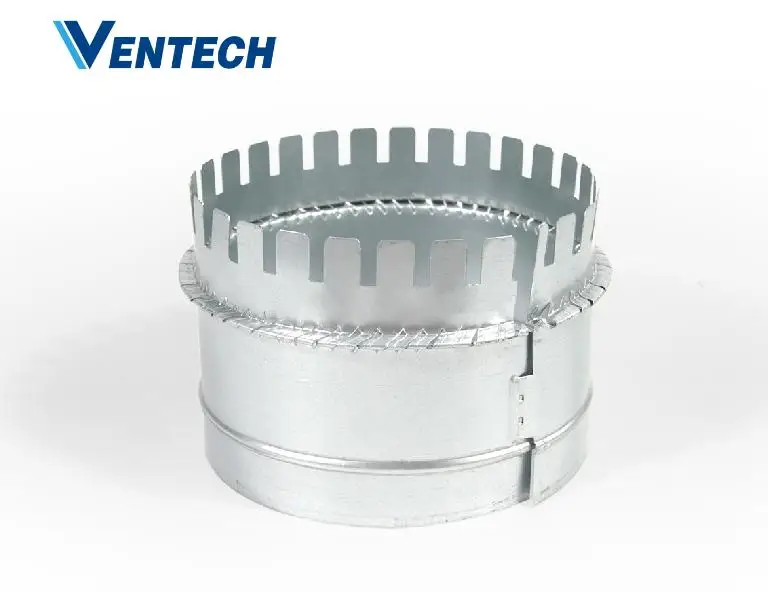 Hvac Galvanized Steel Round Extended Duct for Ventilation