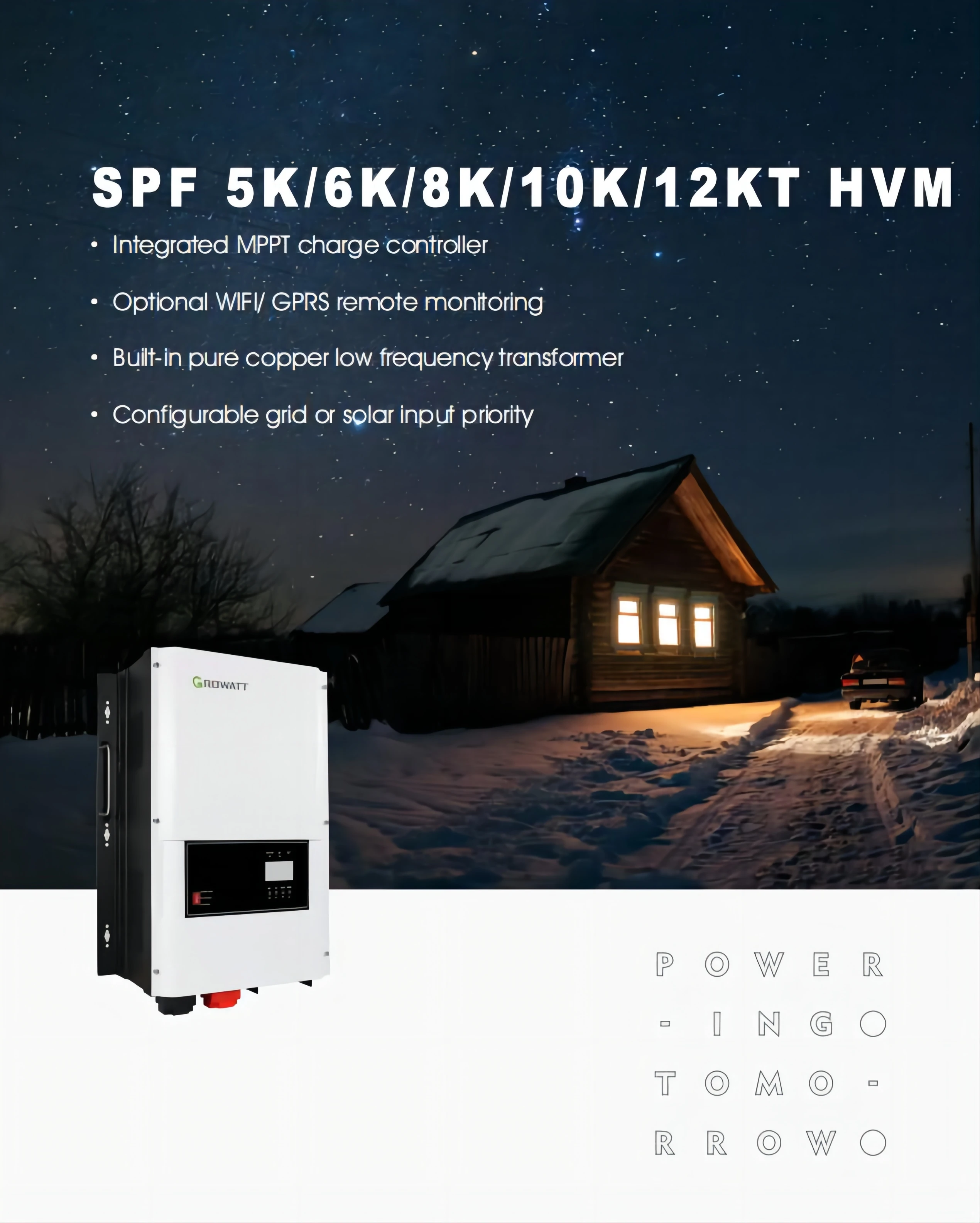 Growatt Invert Spf 5000/6000/8000/12000t Hvm Spf 5k/6k/8k/10k12kt Hvm ...