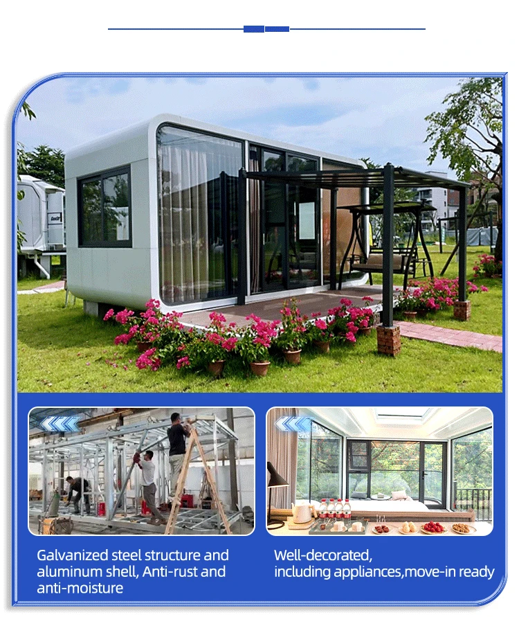 Volferda Container Modular Prefab Apple Cabin Luxury Home