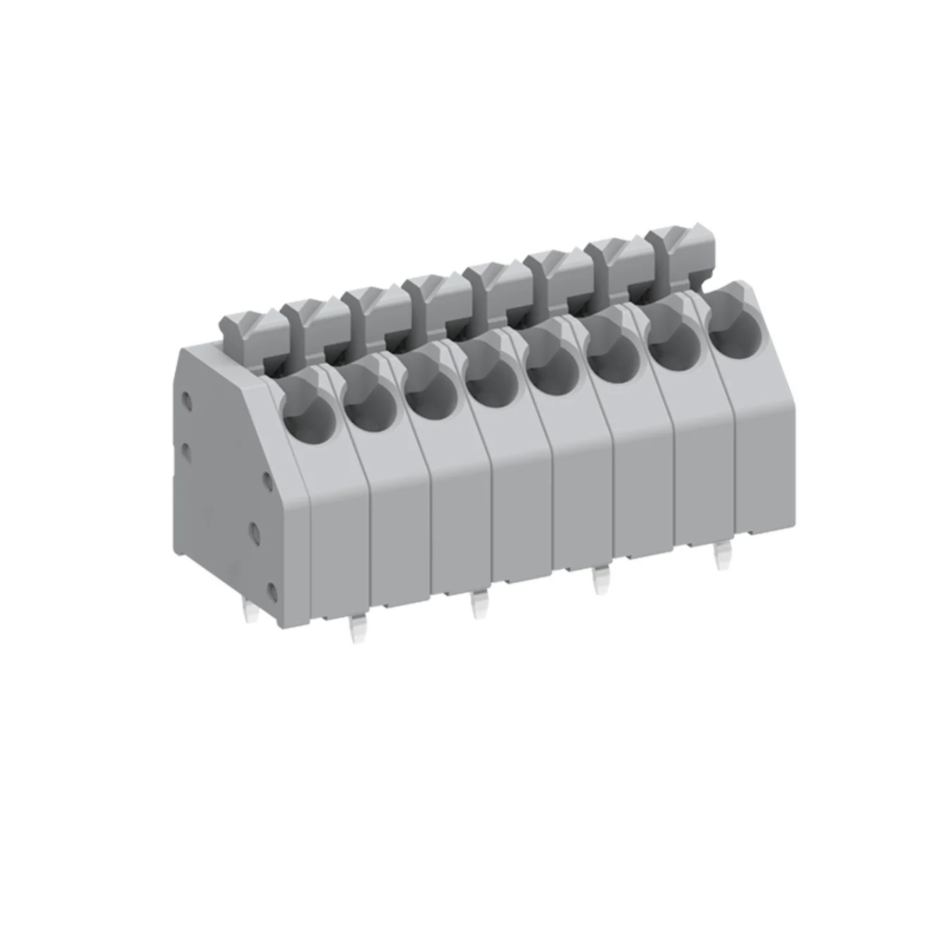 PA66 Insulation Screwless-Type Terminal Block 2~12P 3.50mm Pitch IP20 ...