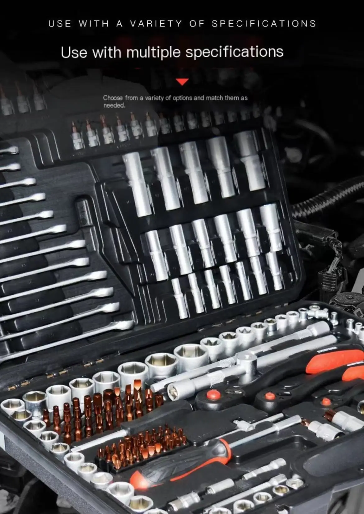 216-piece Hand Tool Set,General Home And Auto Repair Tool Kit With ...