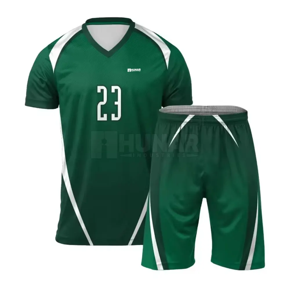 High Quality Customized Color Volleyball Uniform 100% Polyester Team ...