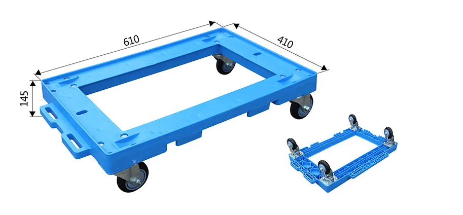 Stackable And Interlockable Moving Dolly Cart Tool Trolley For Box ...