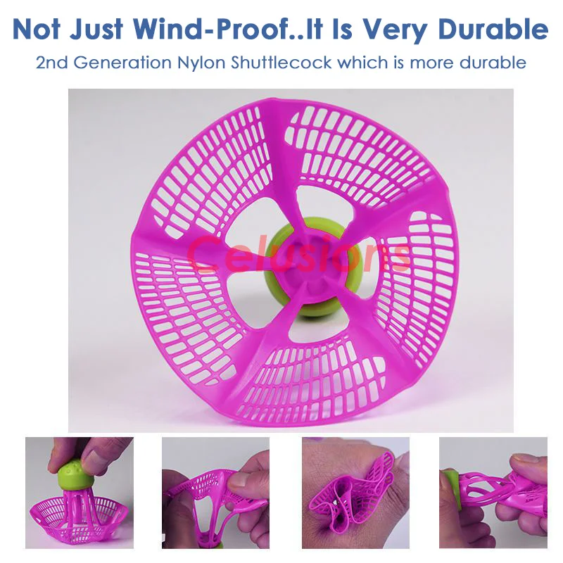 High Quality Feature Shuttlecock Badminton Nylon Material Durable Low ...