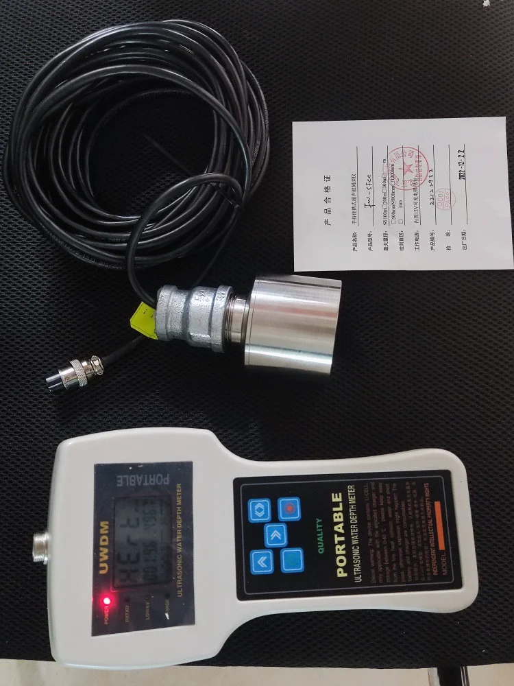Fw-sfcc Handheld Portable Ultrasonic Echo Sounder Water Depth Meter ...