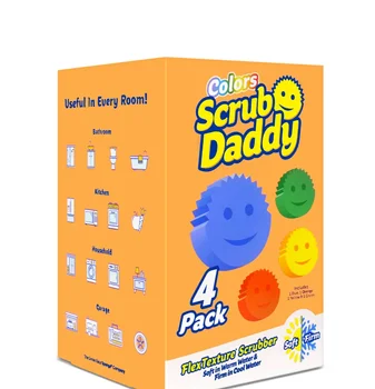 Scrub Big Effective Kitchen Cleaning Happy Smile Sponge For Household ...