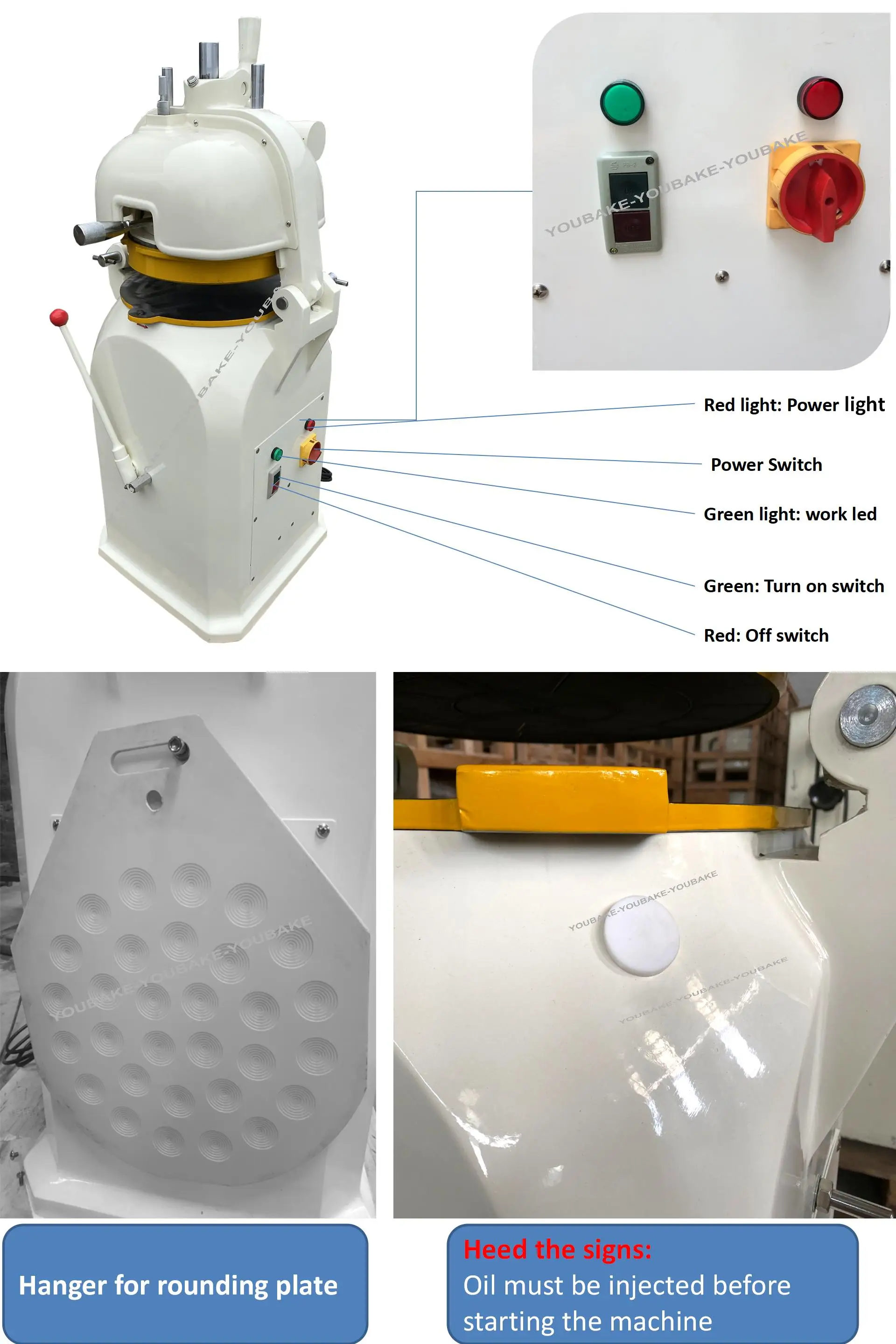 High Quality Small Bakery Dough Divider Rounder Cutting Split Machines ...