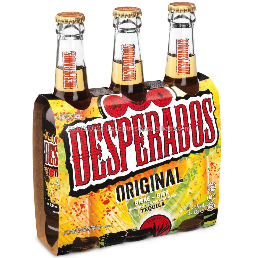 Desperados Tequila Beer 6 X Bottle 330 Ml -desperados Tequila Lager ...