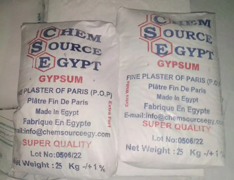 Egypt Gypsum Powder Plaster Of Paris 00201009799906 Chem Source Egypt ...