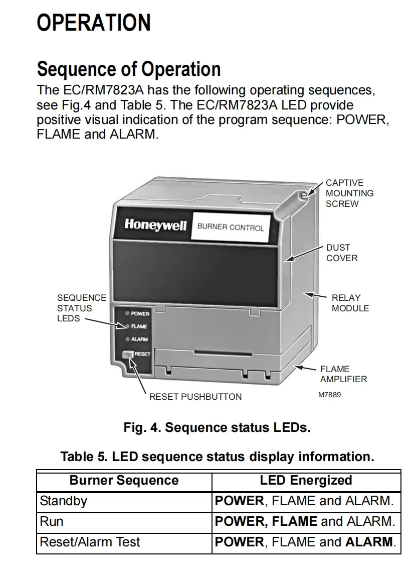 Honeywell RM7840L1018 Burner Controller for Gas Burners | Wholesale