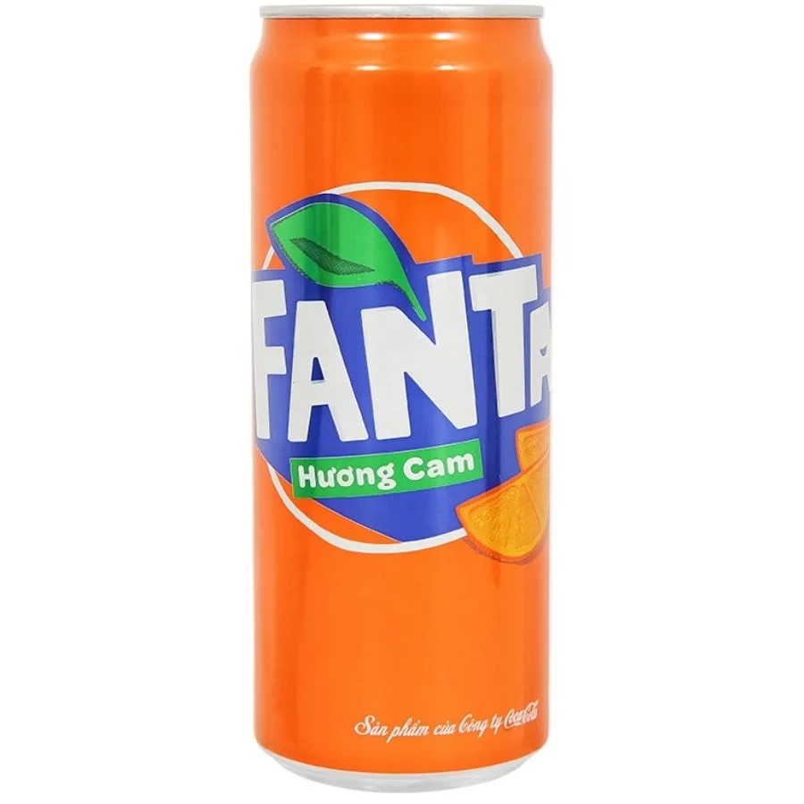 Fanta Orange Soft Drink Quality High From Vietnam 320ml X 24 Cans - Buy ...