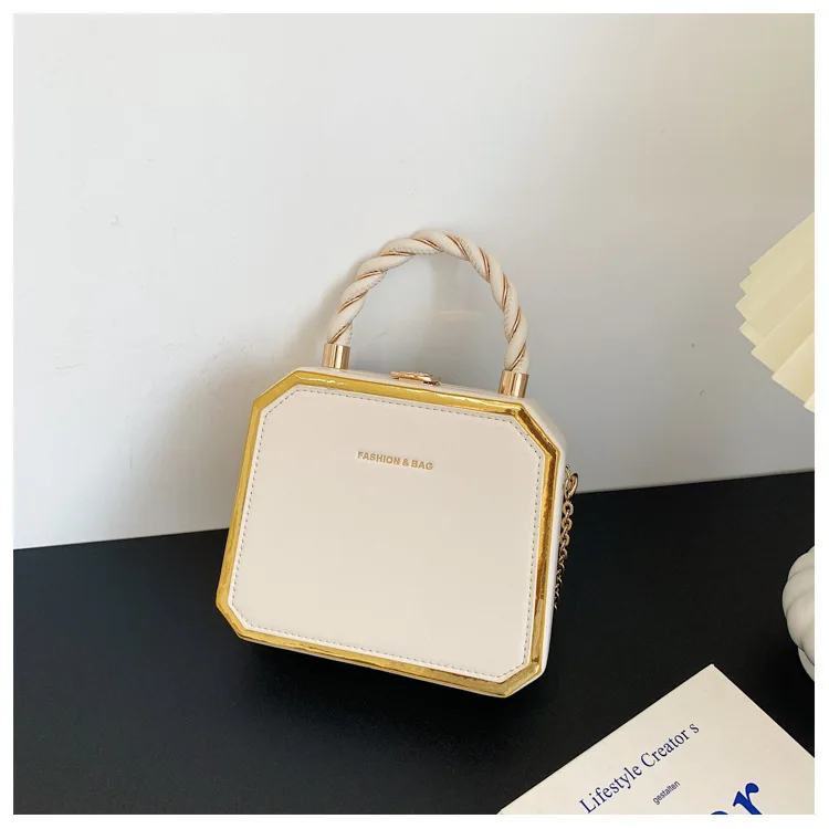 Women New Small Cross Bags Foreign Style Casual Simple Handbag Box ...