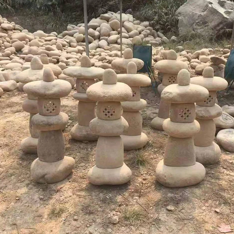 Japanese Style Natural Basalt Boulder Garden Landscape River Stone ...