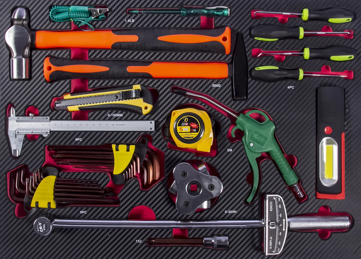 421 Pcs Professional Hand Tool Kit for Auto Repair Shops