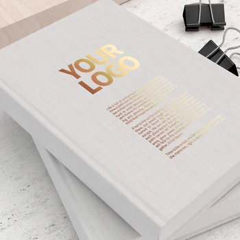Gold Foil Logo Hard Cover Book Paperback Book High Quality Hardcover ...