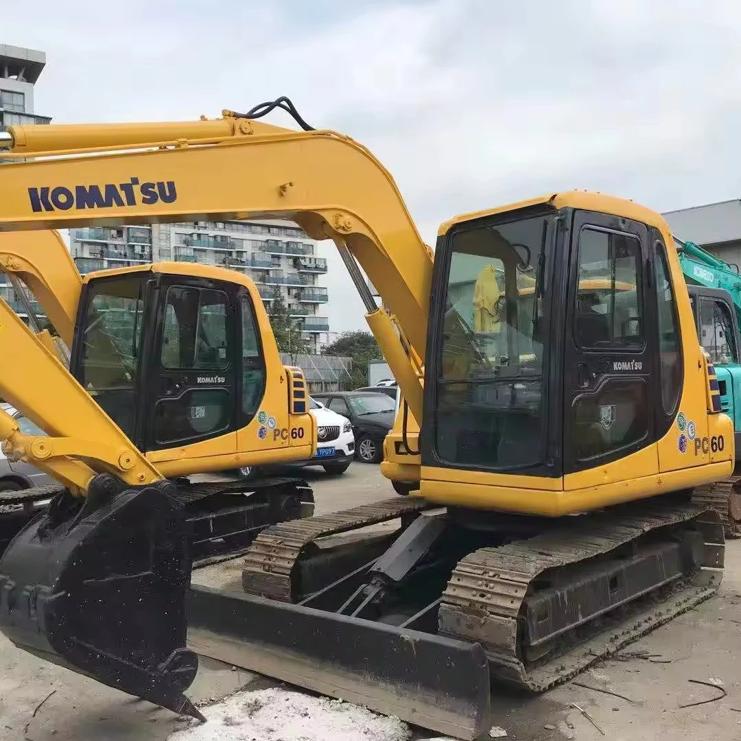 Used Komatsu Pc60-7 6-ton Mini Second-hand Komatsu 60 Excavator New Product Launched - Buy Used ...