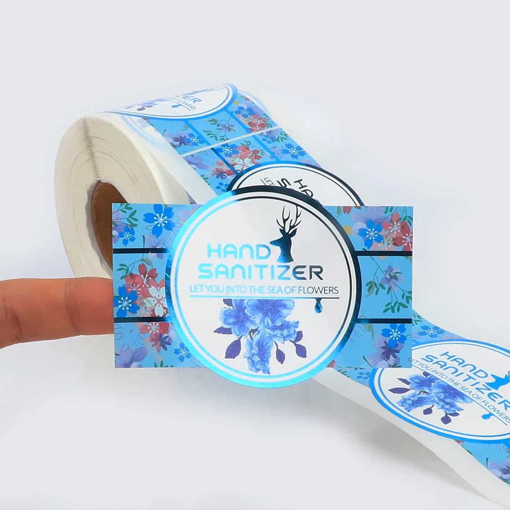 Customized Private Logo Gold Foil Waterproof Vinyl Sticker Self ...