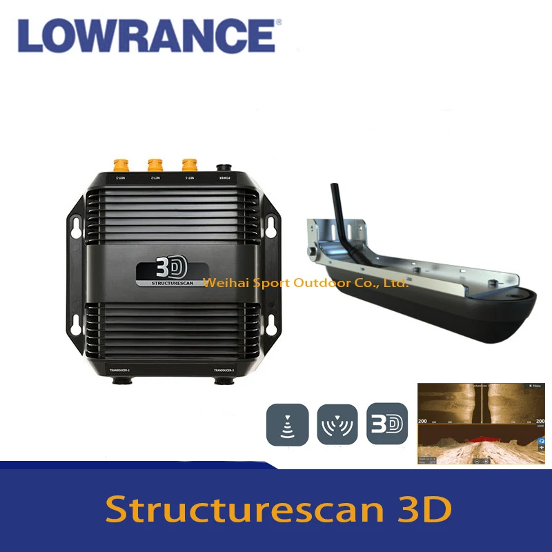 New Lowrance HDS-12 Live Fish Finder – 3-in-1 Imaging Transducer for ...