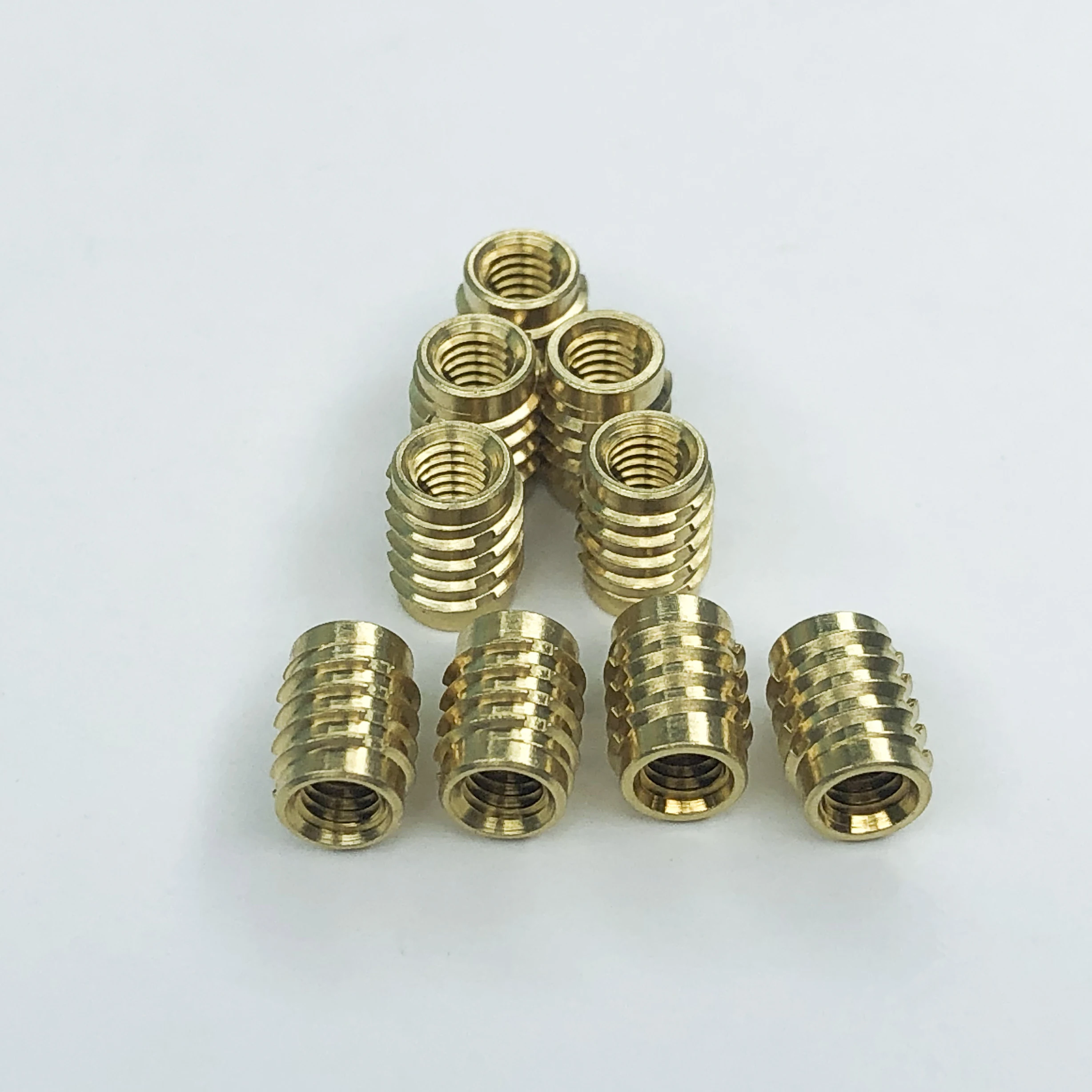 Factory Customized Internal And External Teeth Brass Threaded Self ...