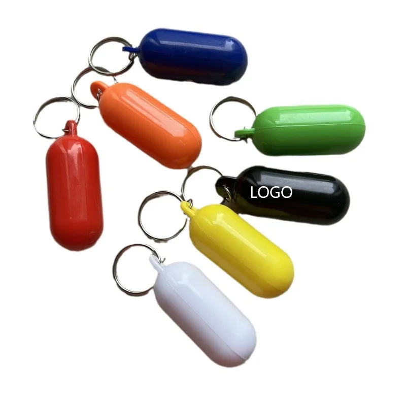 Capsule Keyring - Floating Foam with Embossing Printing