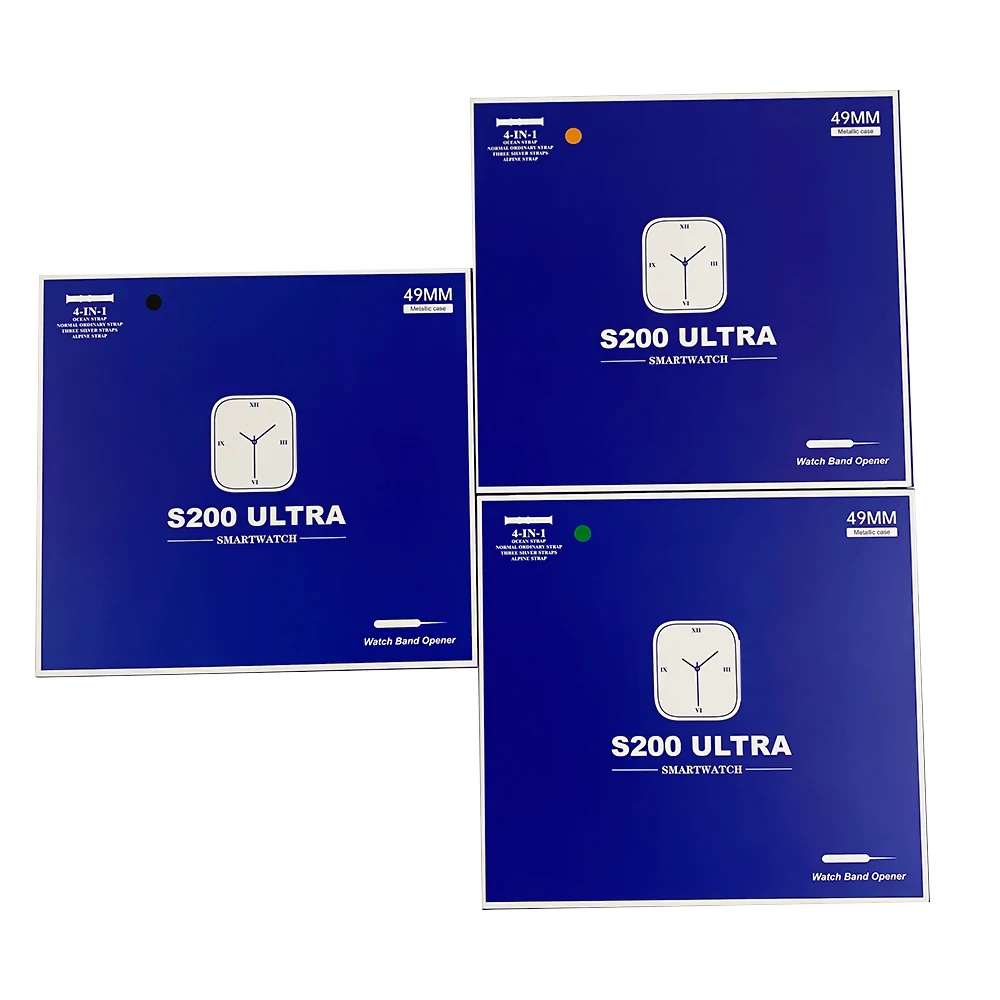 2023 Smartwatch S200 Ultra 4 In 1 Heart Rate Waterproof Fitness Tracker ...