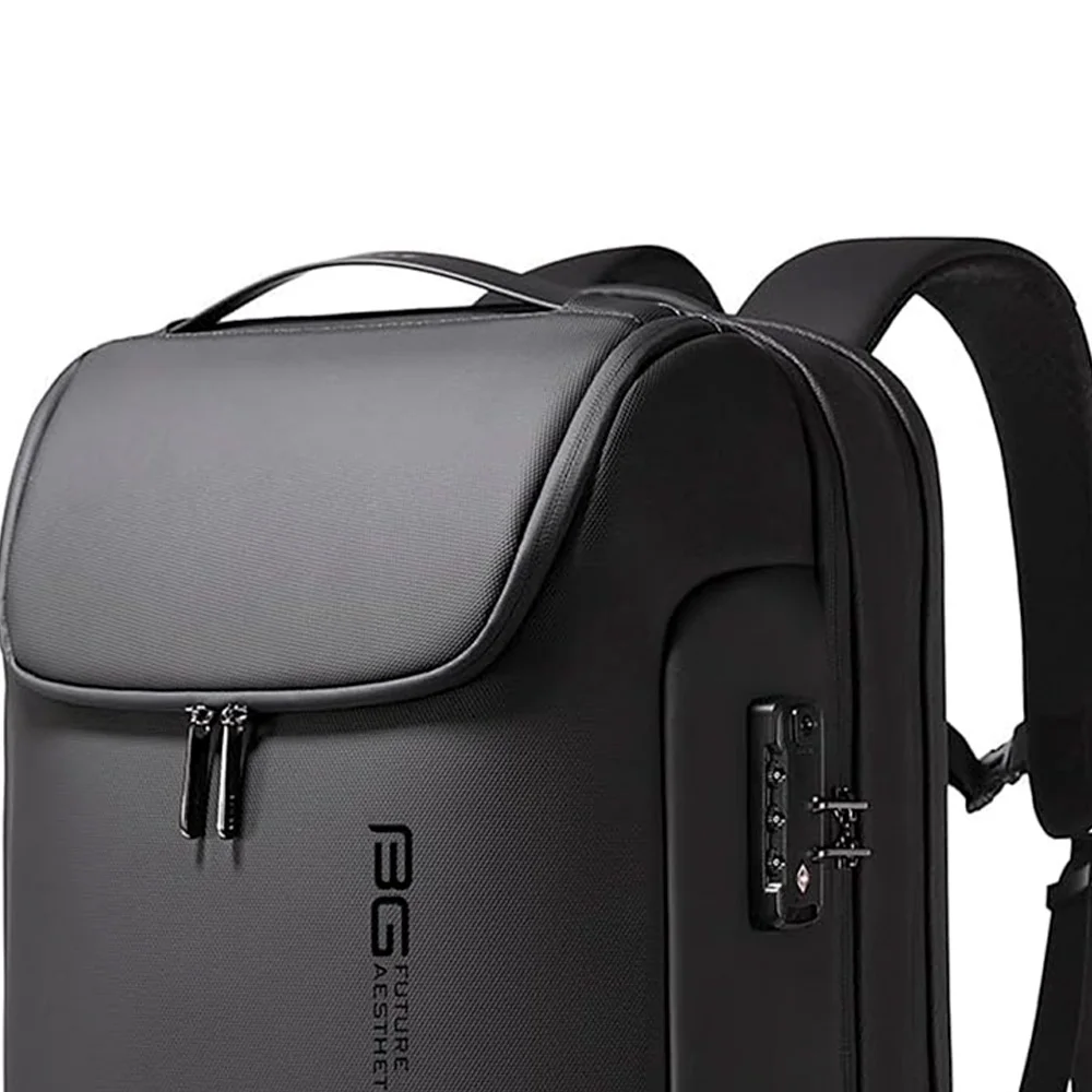 Unisex Waterproof Fashion Business Laptop Backpack with Zipper Closure ...