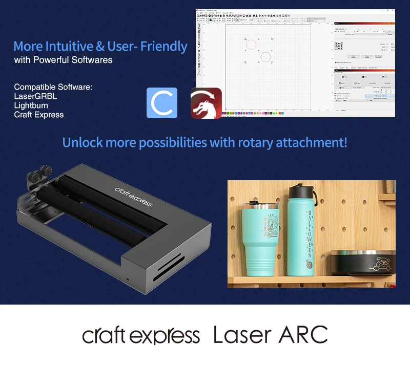 Craft Express ARC-B1 Laser Engraving Machine - High Safety